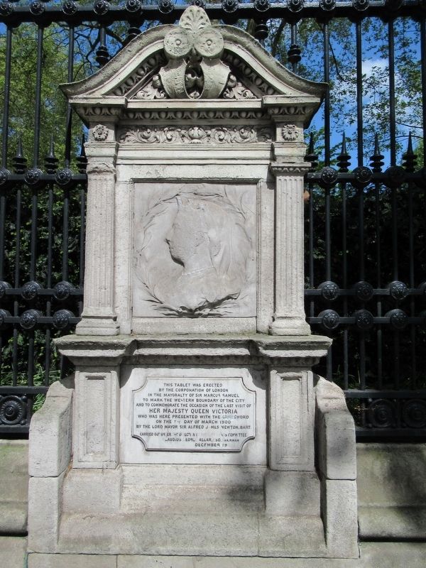 Last Visit by Queen Victoria Historical Marker