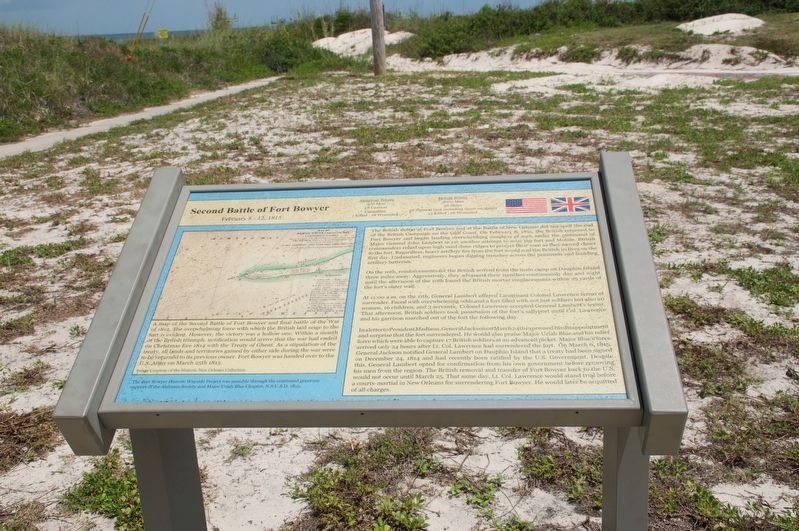 Second Battle of Fort Bowyer Historical Marker