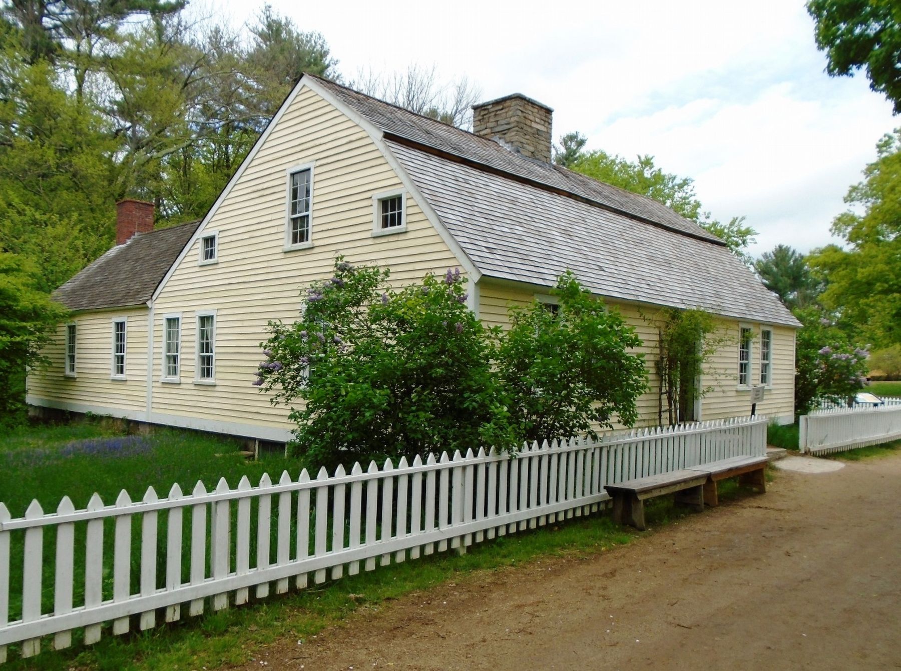 Fitch House Yard Historical Marker