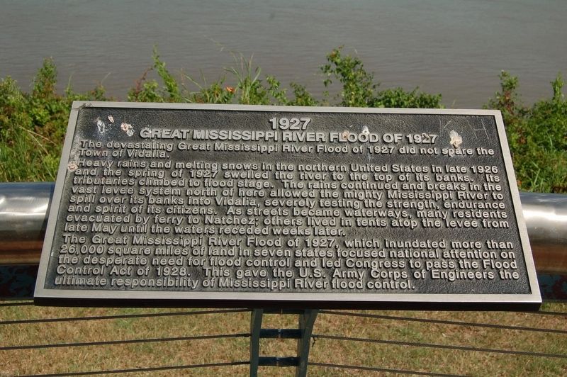Great Mississippi River Flood of 1927 Historical Marker