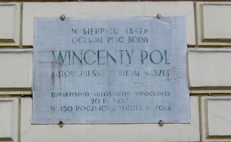Wincenty Pol Historical Marker