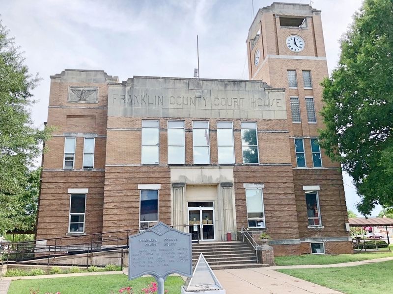 Franklin County Court House Historical Marker