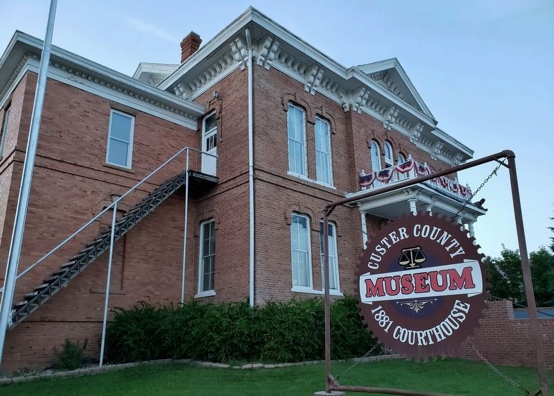 Custer County Courthouse Historical Marker