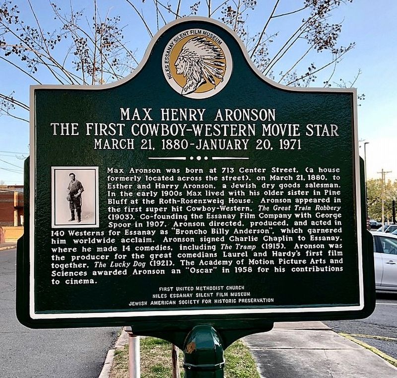 Max Henry Aronson – The First Cowboy-Western Movie Star Historical Marker