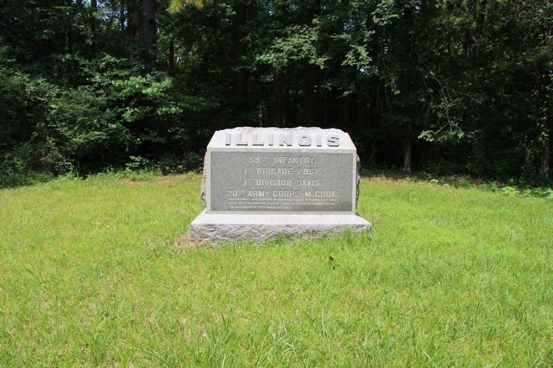 59th Illinois Infantry Historical Marker