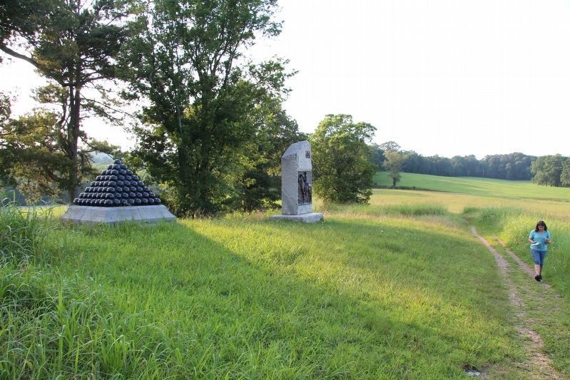 Rosecrans' Headquarters Shell Monument Historical Marker