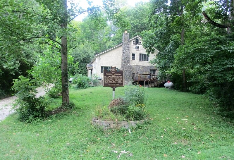 Jeremiah Morrow's Barn Historical Marker