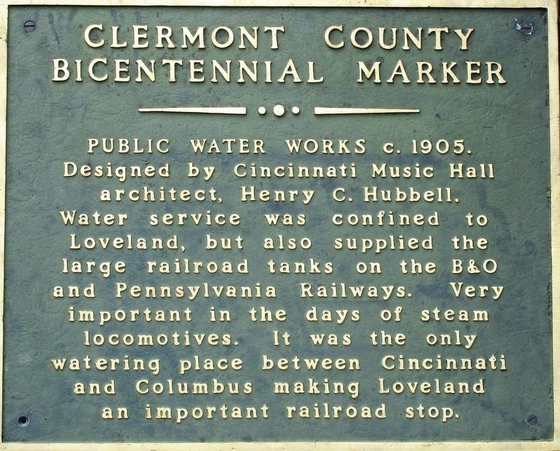 Public Water Works Historical Marker