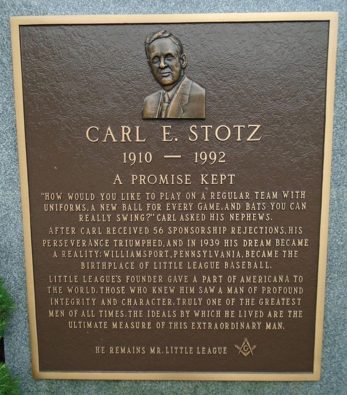 Carl E. Stotz Historical Marker