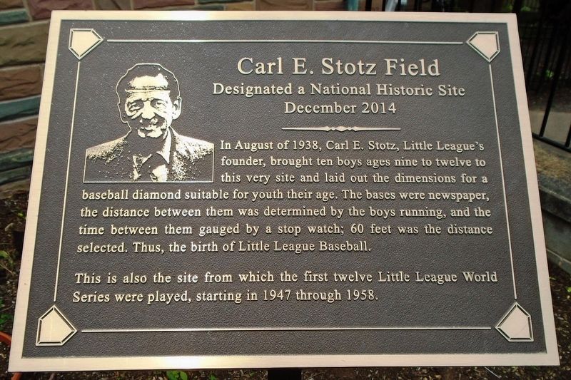 Carl E. Stotz Field Historical Marker