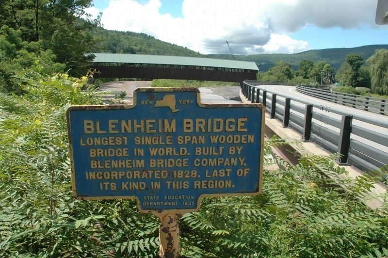 Blenheim Bridge Historical Marker