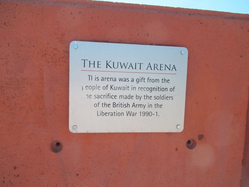 The Kuwait Arena, a War Memorial