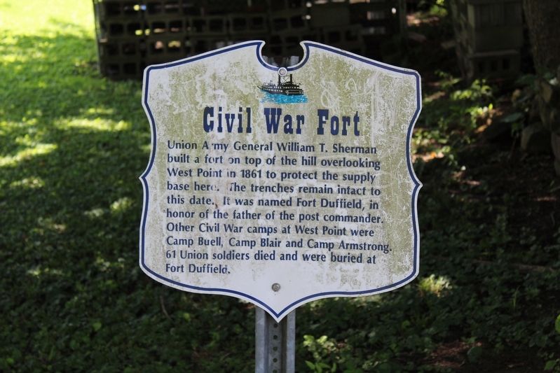 Civil War Fort Historical Marker
