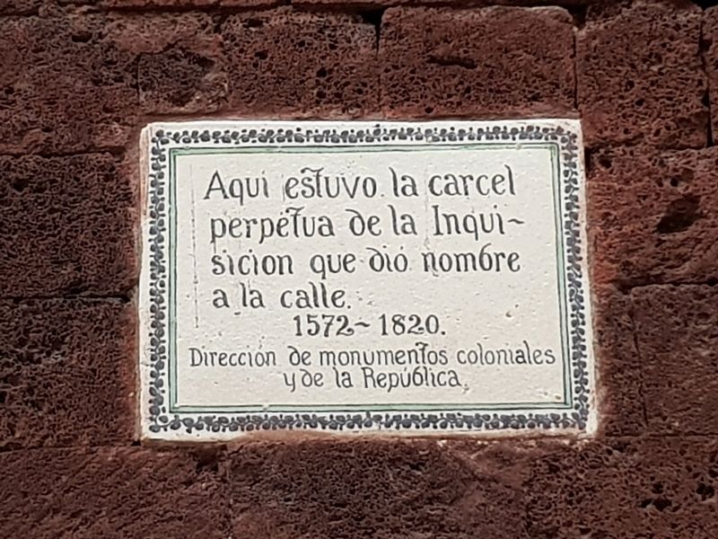 Jail of the Inquisition Historical Marker