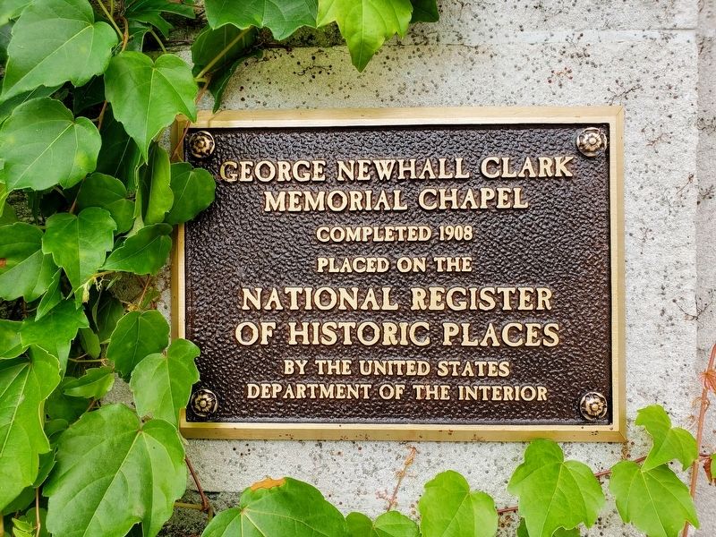 Clark Memorial Chapel Historical Marker