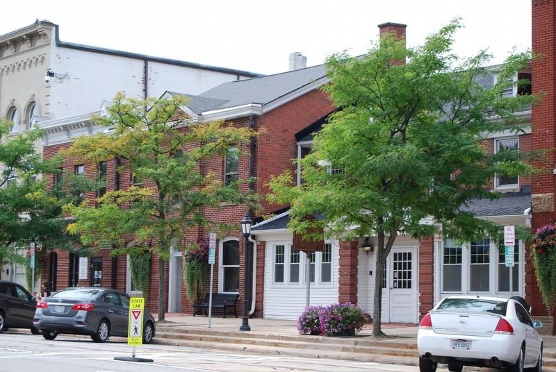 Chardon Business District / Geauga County Courthouse Historical Marker