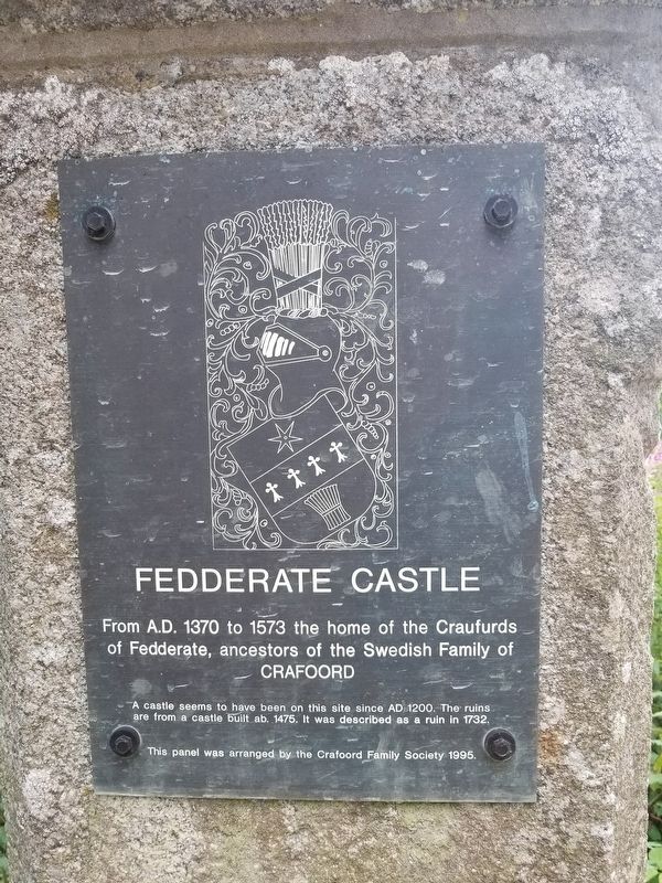 Fedderate Castle Historical Marker