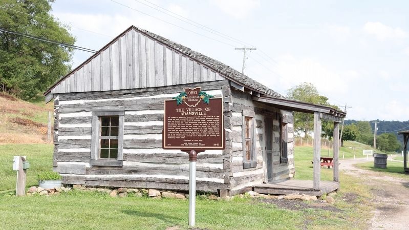 The Village of Adamsville Historical Marker