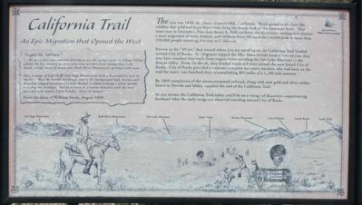 California Trail Historical Marker