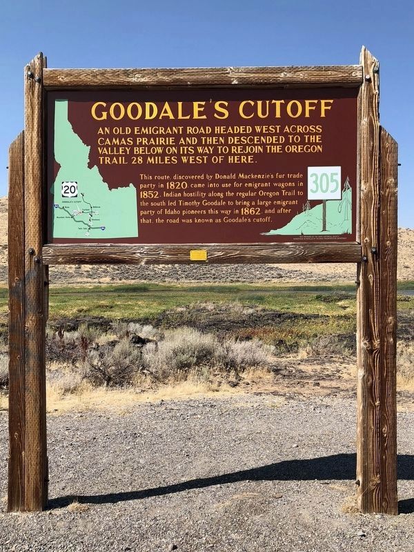 Goodale's Cutoff Historical Marker
