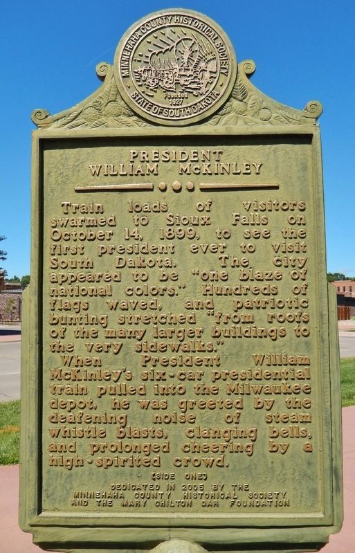 President William McKinley Historical Marker