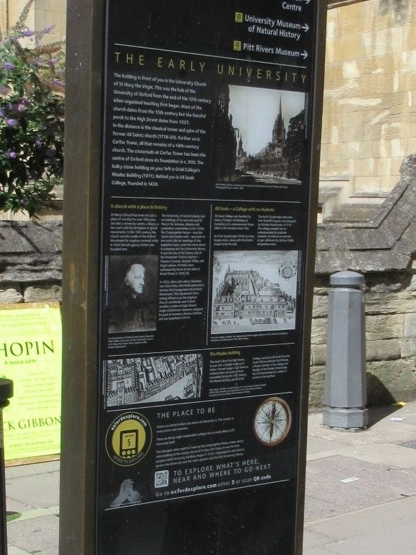 The Early University Historical Marker