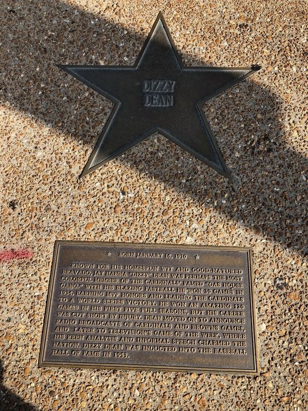 Dizzy Dean Historical Marker