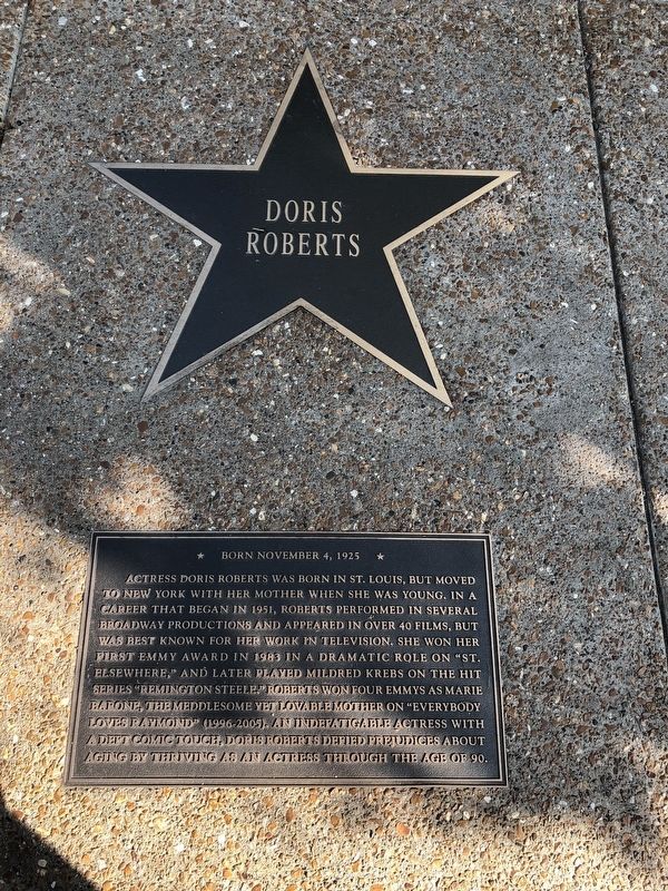 Doris Roberts Historical Marker