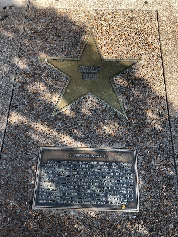 Stanley Elkin Historical Marker