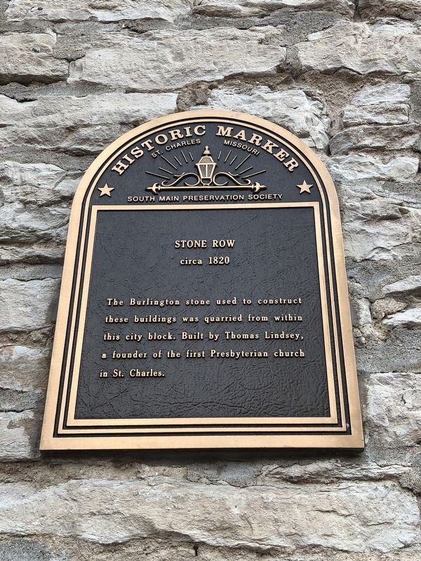Stone Row Historical Marker