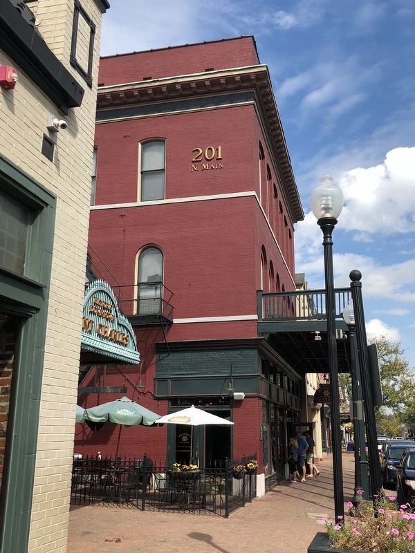 201-203 North Main Historical Marker