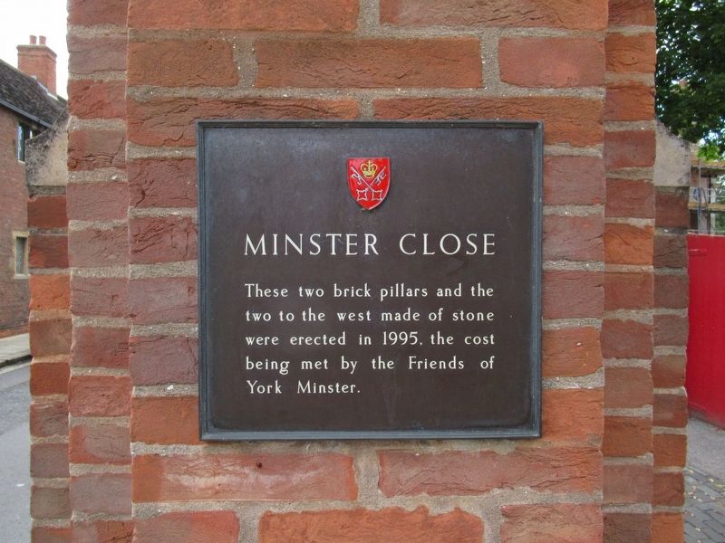 Minster Close Historical Marker