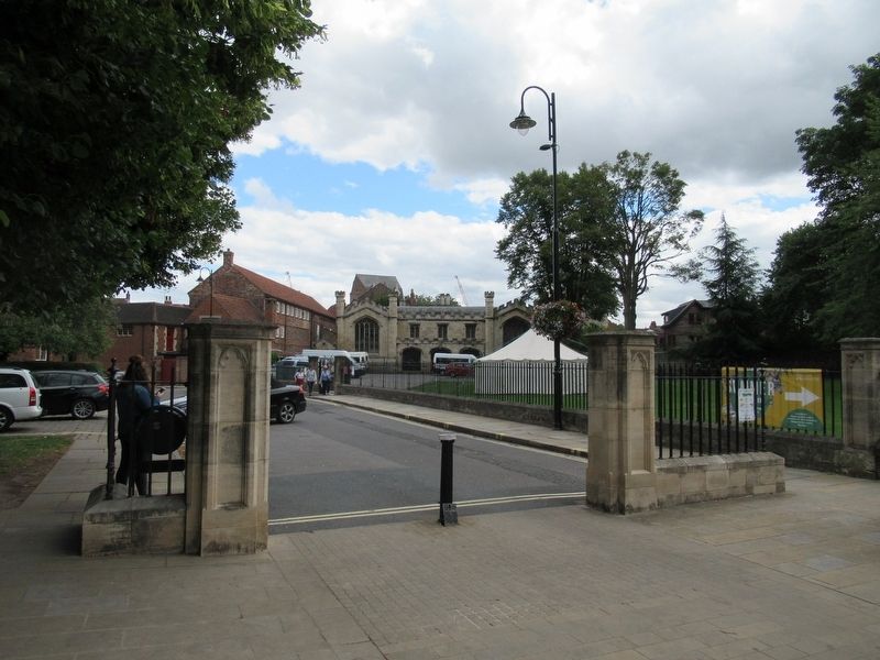 Minster Close Historical Marker