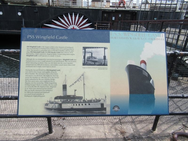PSS Wingfield Castle Historical Marker