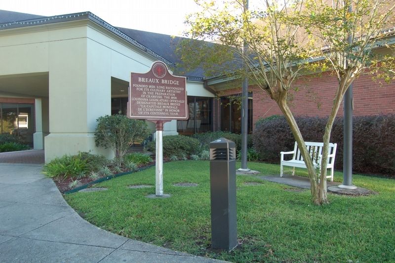 Breaux Bridge / Pont-Breaux Historical Marker