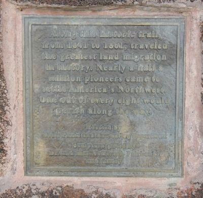 Old Oregon Trail Historical Marker