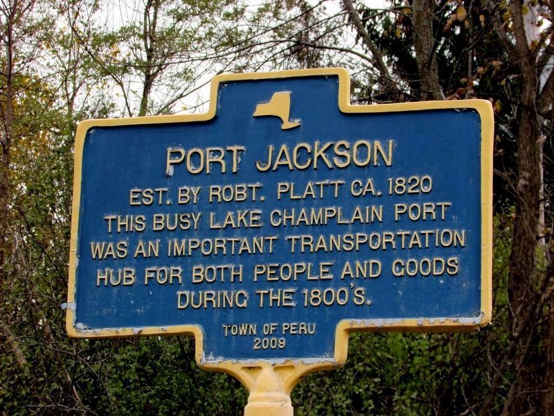 Port Jackson Historical Marker