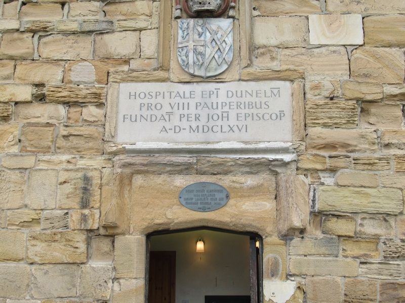 Bishop Cosin’s Almshouses Historical Marker