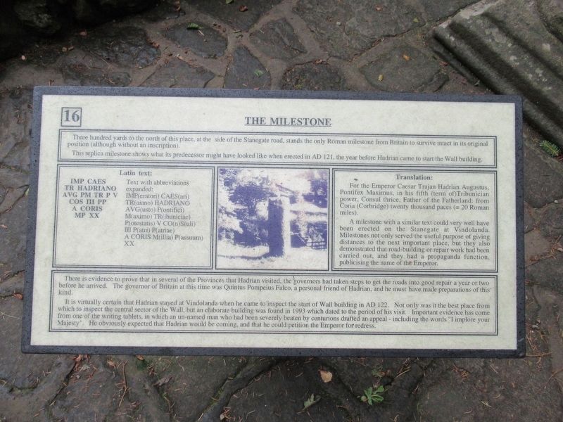 Ancient Roman Road Milestone Lines Through History: Uncovering The