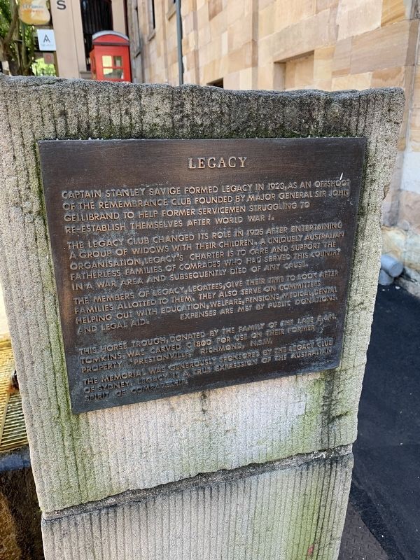 Legacy Historical Marker