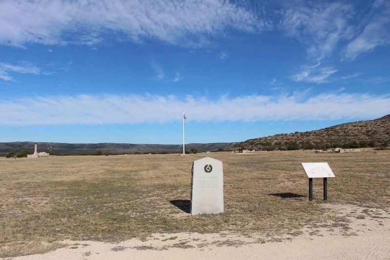 Ruins of Fort Lancaster Historical Marker