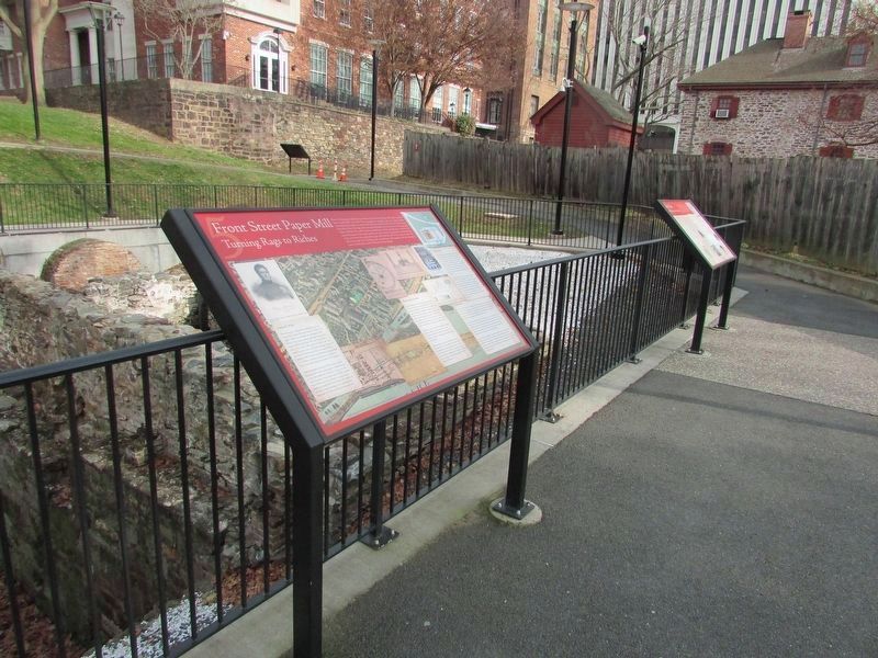 Front Street Paper Mill Historical Marker