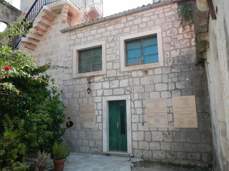 Reconstruction of the House of Marco Polo 2015.-2020. Historical Marker