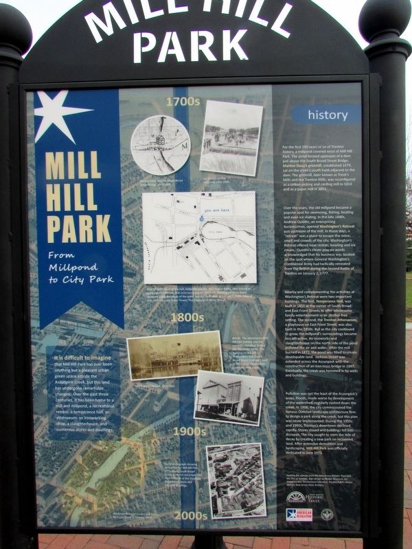 Mill Hill Park Historical Marker