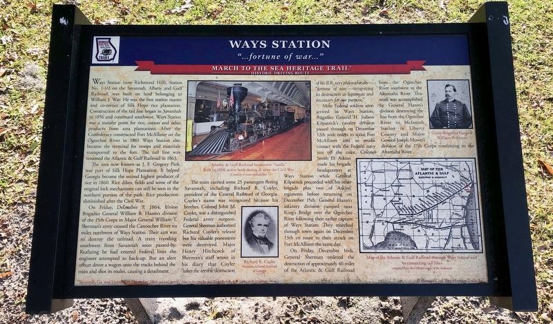 Ways Station Historical Marker