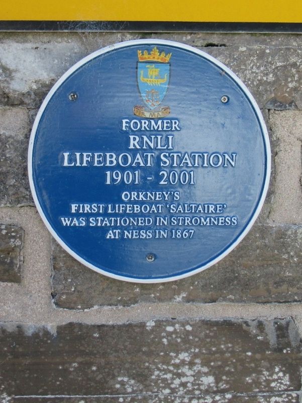 RNLI Lifeboat Station Historical Marker