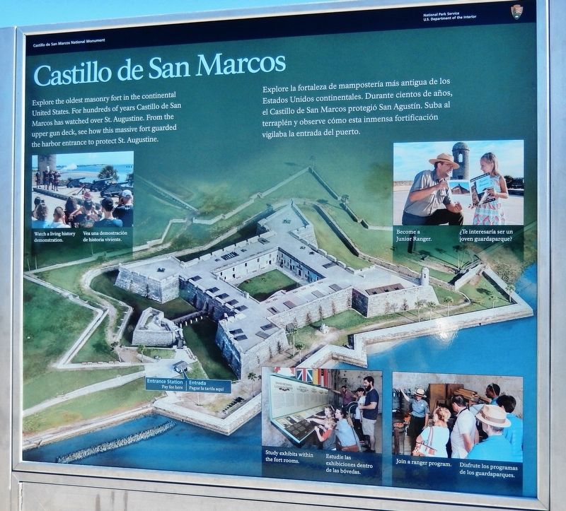 Castillo de San Marcos Historical Marker