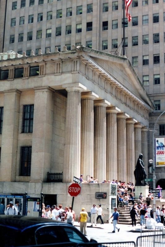 Federal Hall National Memorial Historical Marker