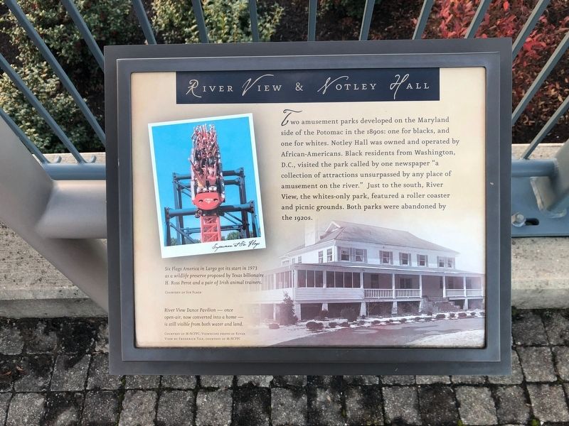 River View & Notley Hall Historical Marker