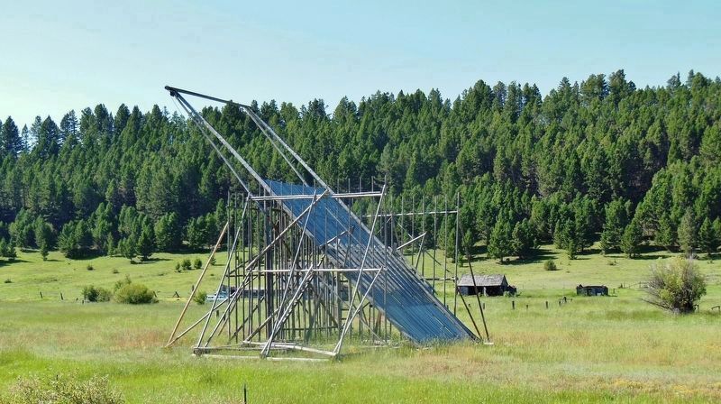 The Valley of a Thousand Haystacks Historical Marker